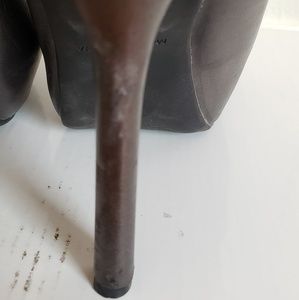 Forever 21 | Shoes | Pewter Booties With Back Zipper | Poshmark